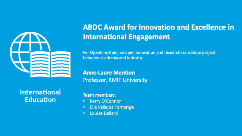 2023 ABDC Network Award for International Engagement